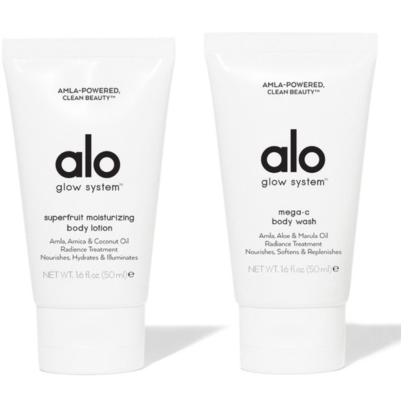ALO Yoga | Makeup | New 2 Sets From Alo Yoga Body Wash Lotion Mini Glow ...